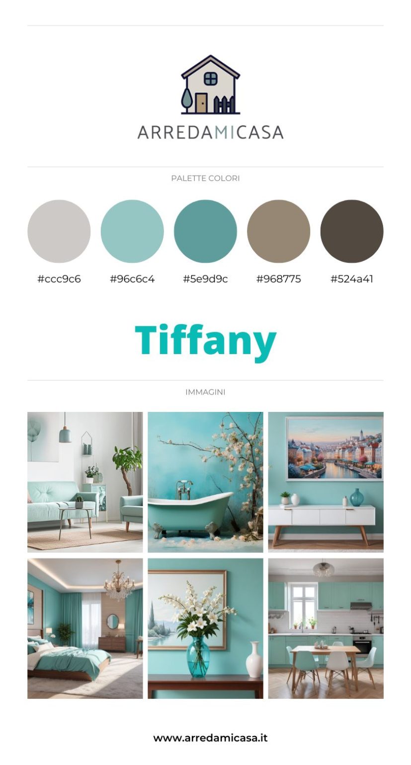 Color Tiffany da abbinare in casa tra pareti, mobili e tessili ...