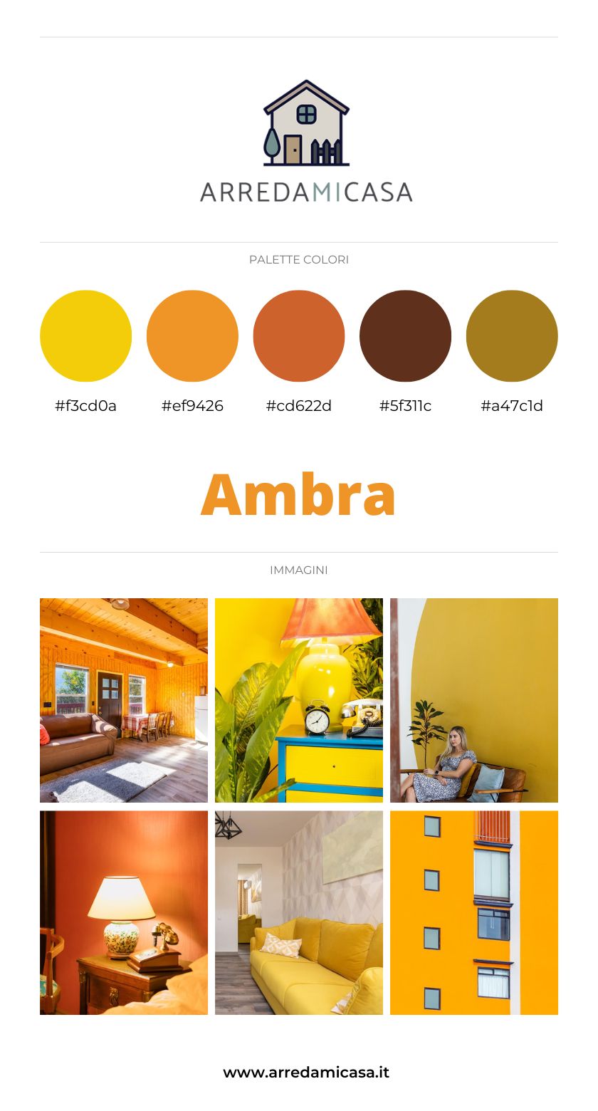 Come utilizzare il colore ambra per dare più luce alla tua casa ...