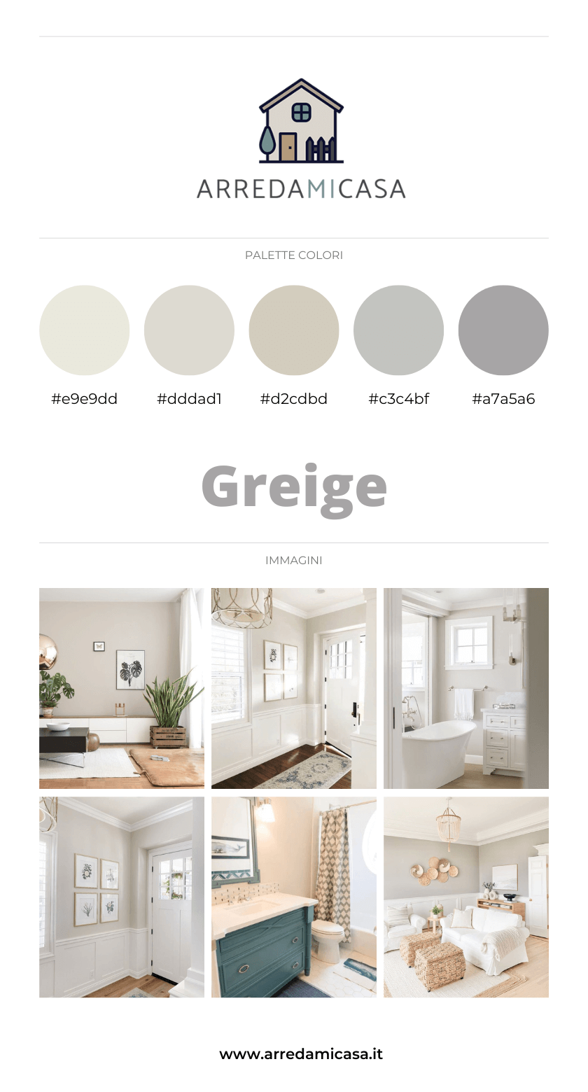 Colore greige per le pareti e l'arredamento della casa - ArredamiCasa.it